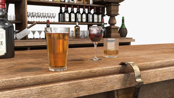 3D Wooden Bar 8K PBR Textures - TurboSquid 2015321