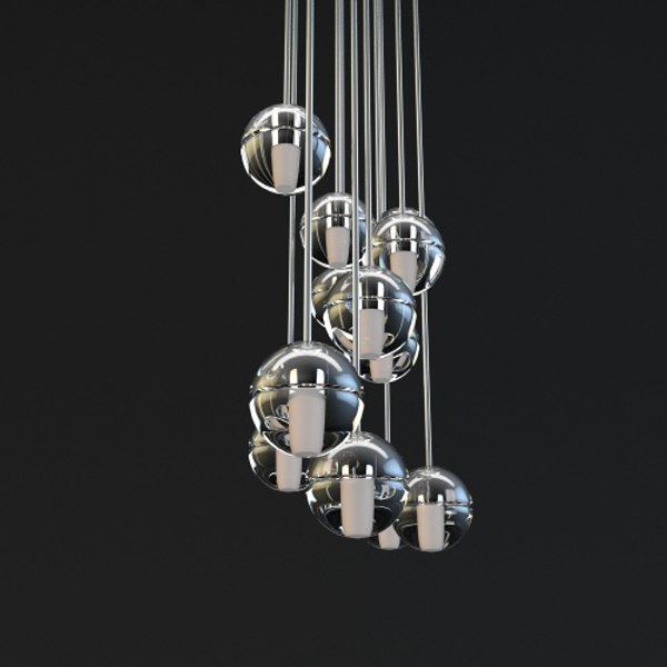 3d chandelier bocci model
