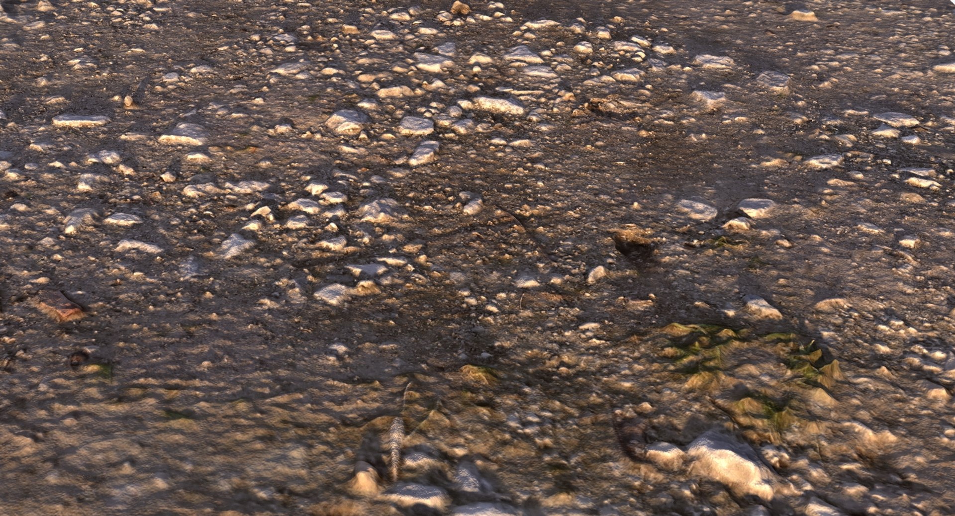 3D Rocky Ground Surface - TurboSquid 1150168