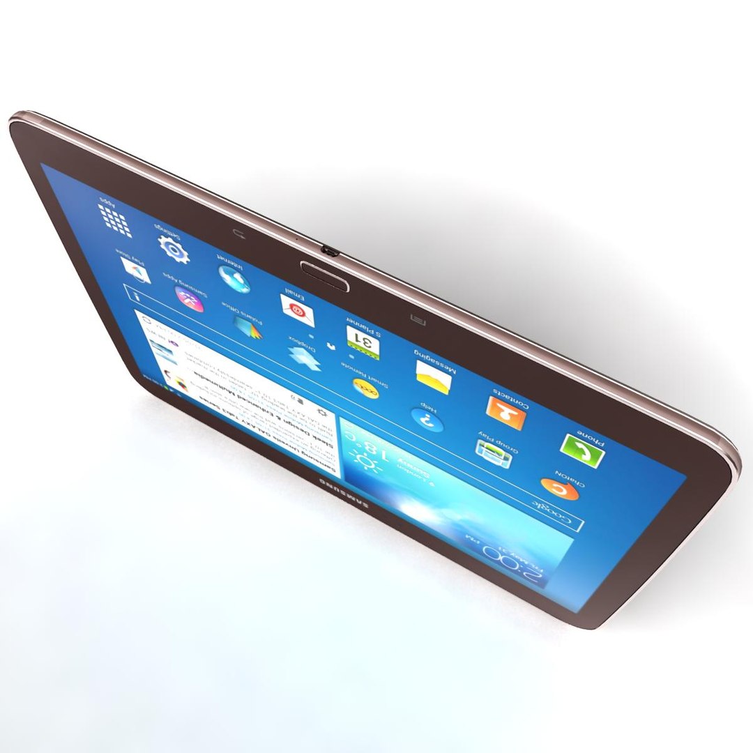 3d samsung galaxy tab 3 model