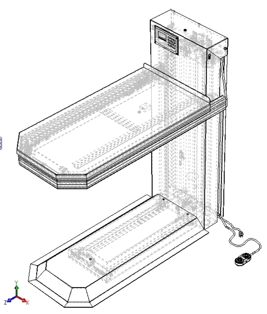 Robotic Veterinary Table 3d Model