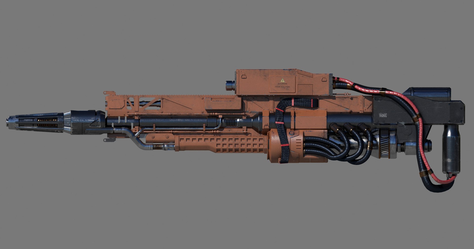 3D Railgun Model - TurboSquid 1245503