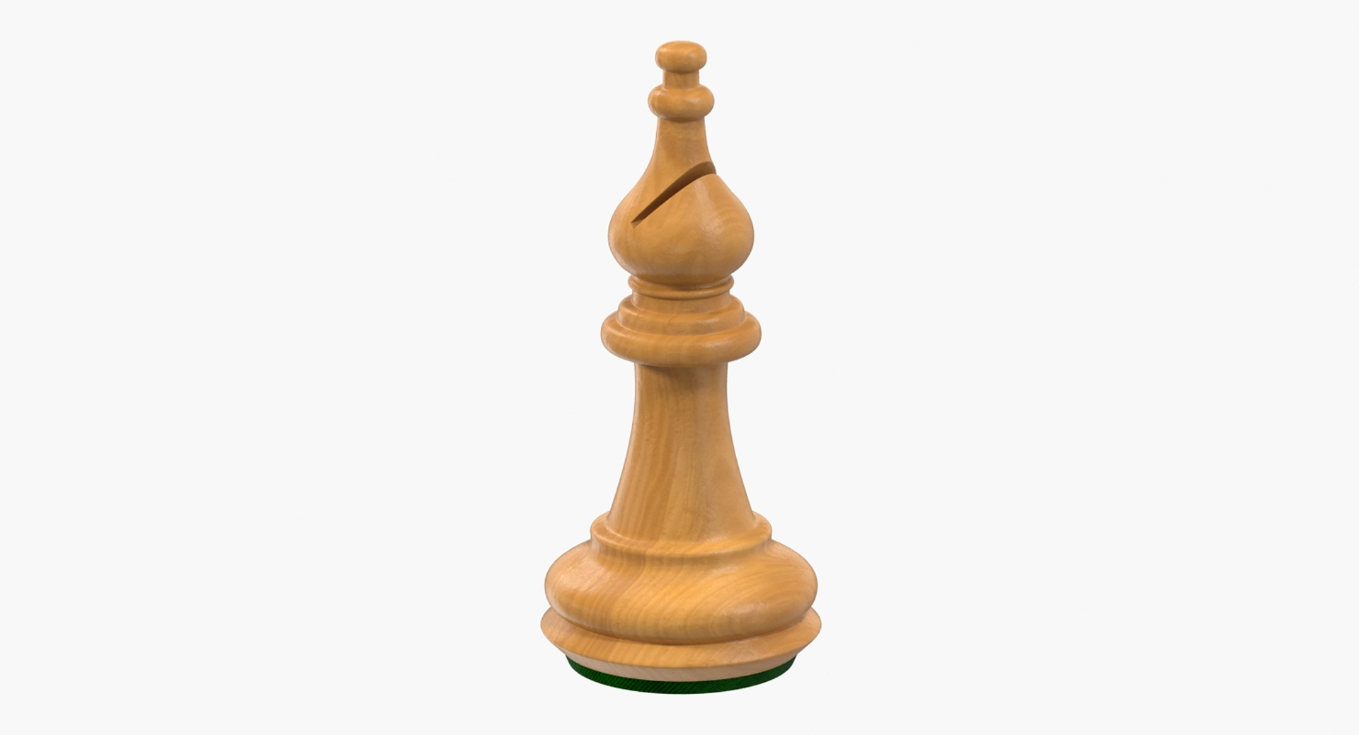 3D Wooden Chess Bishop - TurboSquid 1344689
