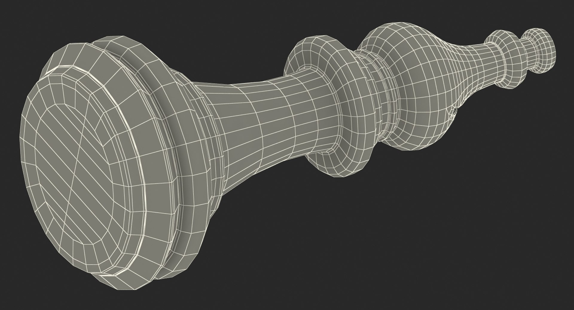 3D Wooden Chess Bishop - TurboSquid 1344689