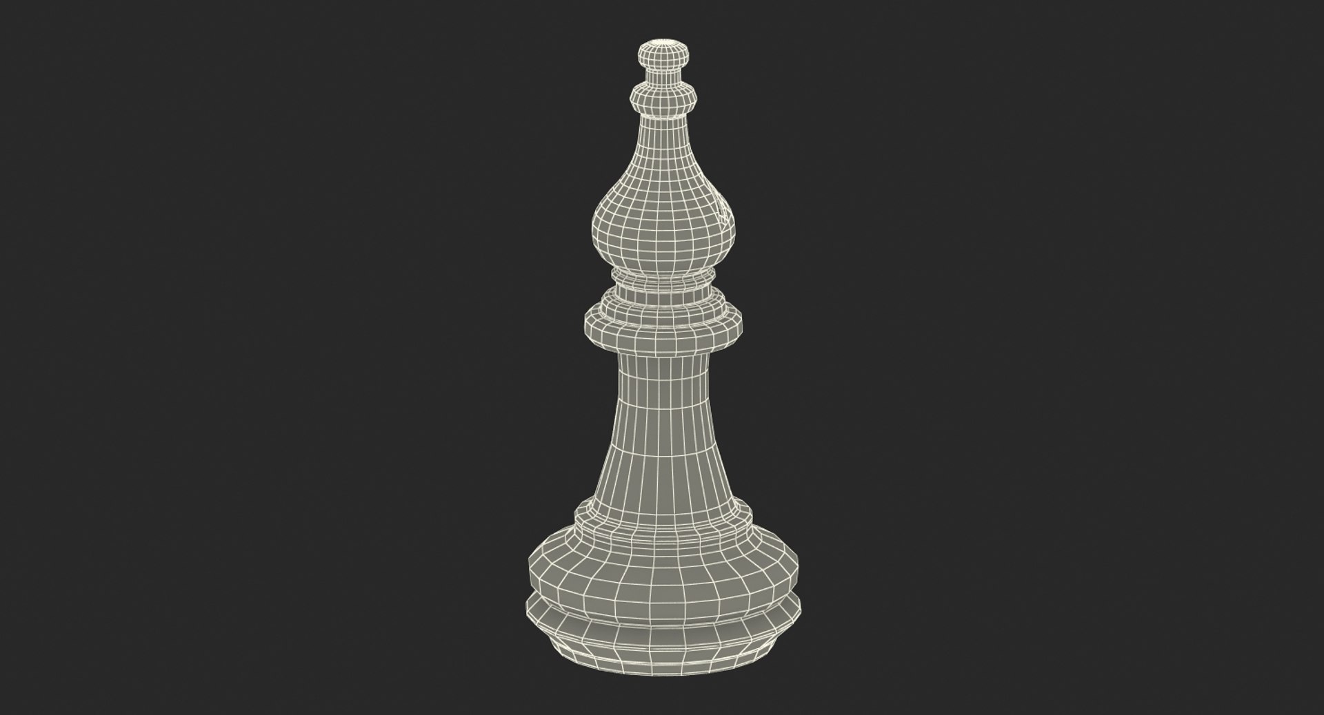 3D Wooden Chess Bishop - TurboSquid 1344689