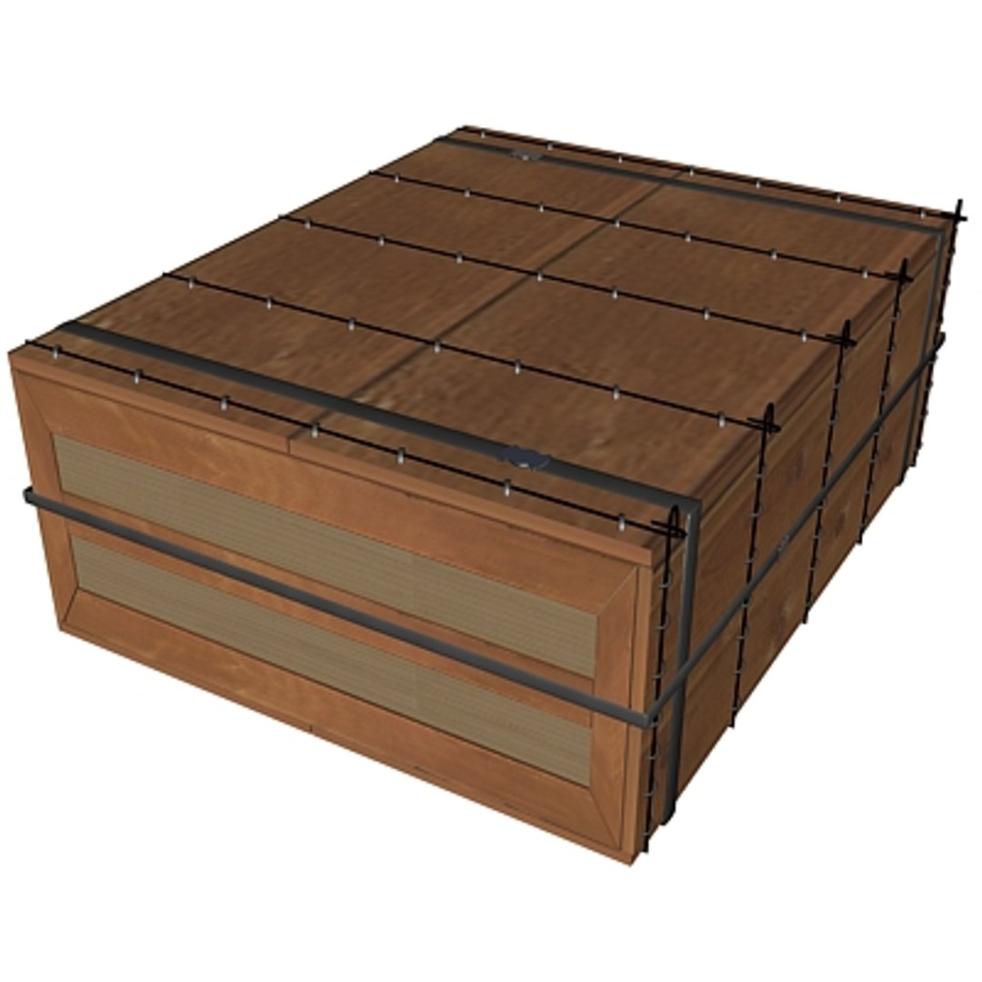 3d model box cardboard parcel