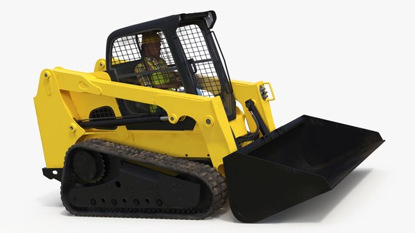 modelo 3d Cargadora compacta o minicargadora con operador - TurboSquid ...