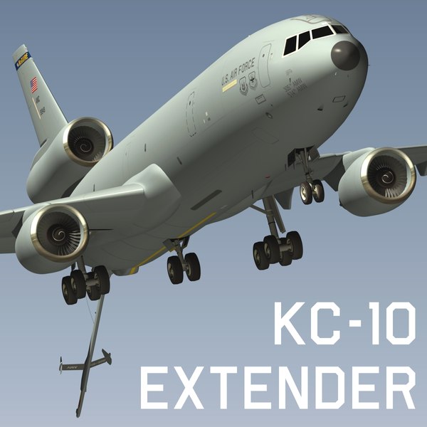 Mcdonnell Douglas KC-10 3D Models for Download | TurboSquid