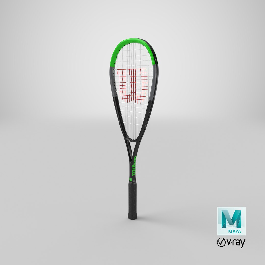 3D Squash Racquet 04 model - TurboSquid 2059470