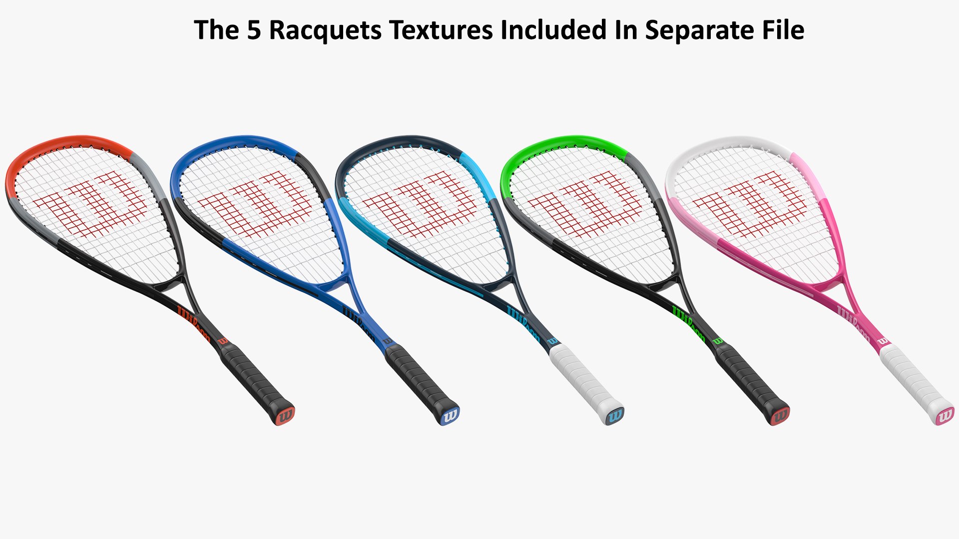 3D Squash Racquet 04 model - TurboSquid 2059470