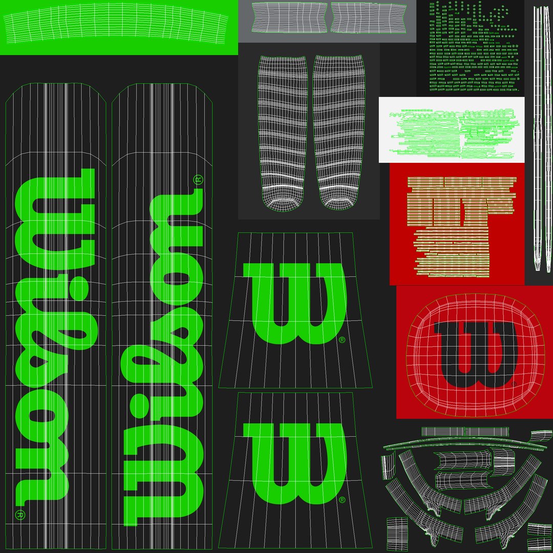 3D Squash Racquet 04 model - TurboSquid 2059470