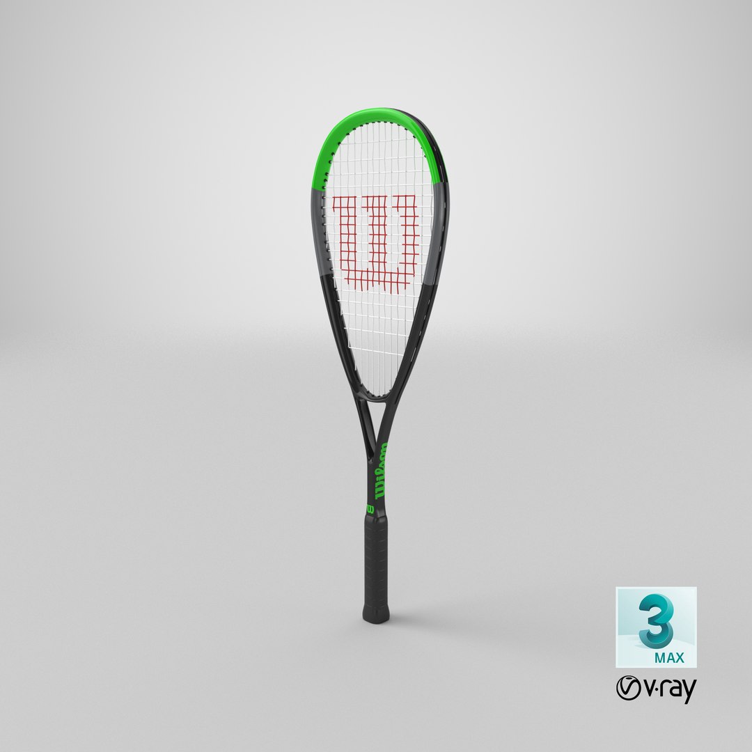 3D Squash Racquet 04 model - TurboSquid 2059470