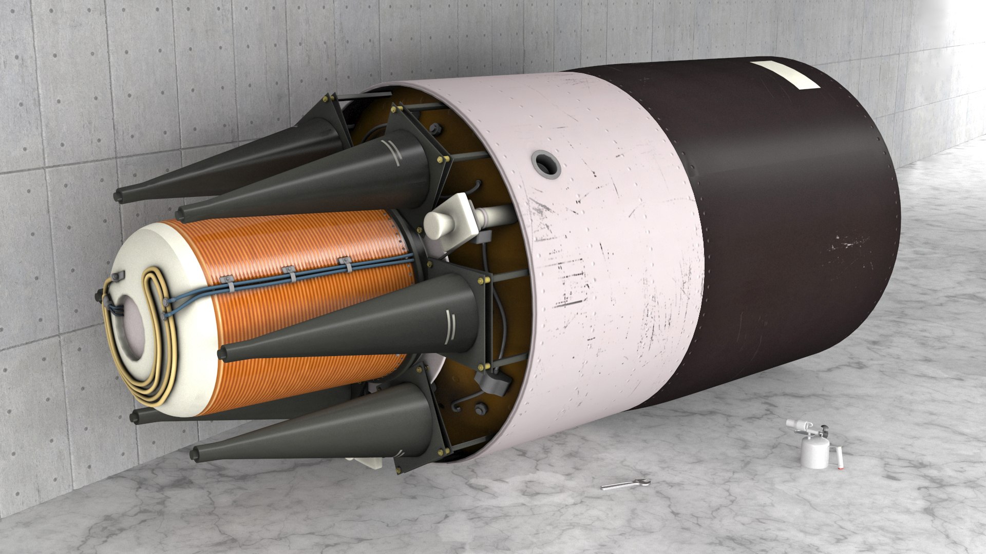 Trident Ii Ballistic Missile Model - TurboSquid 1583761