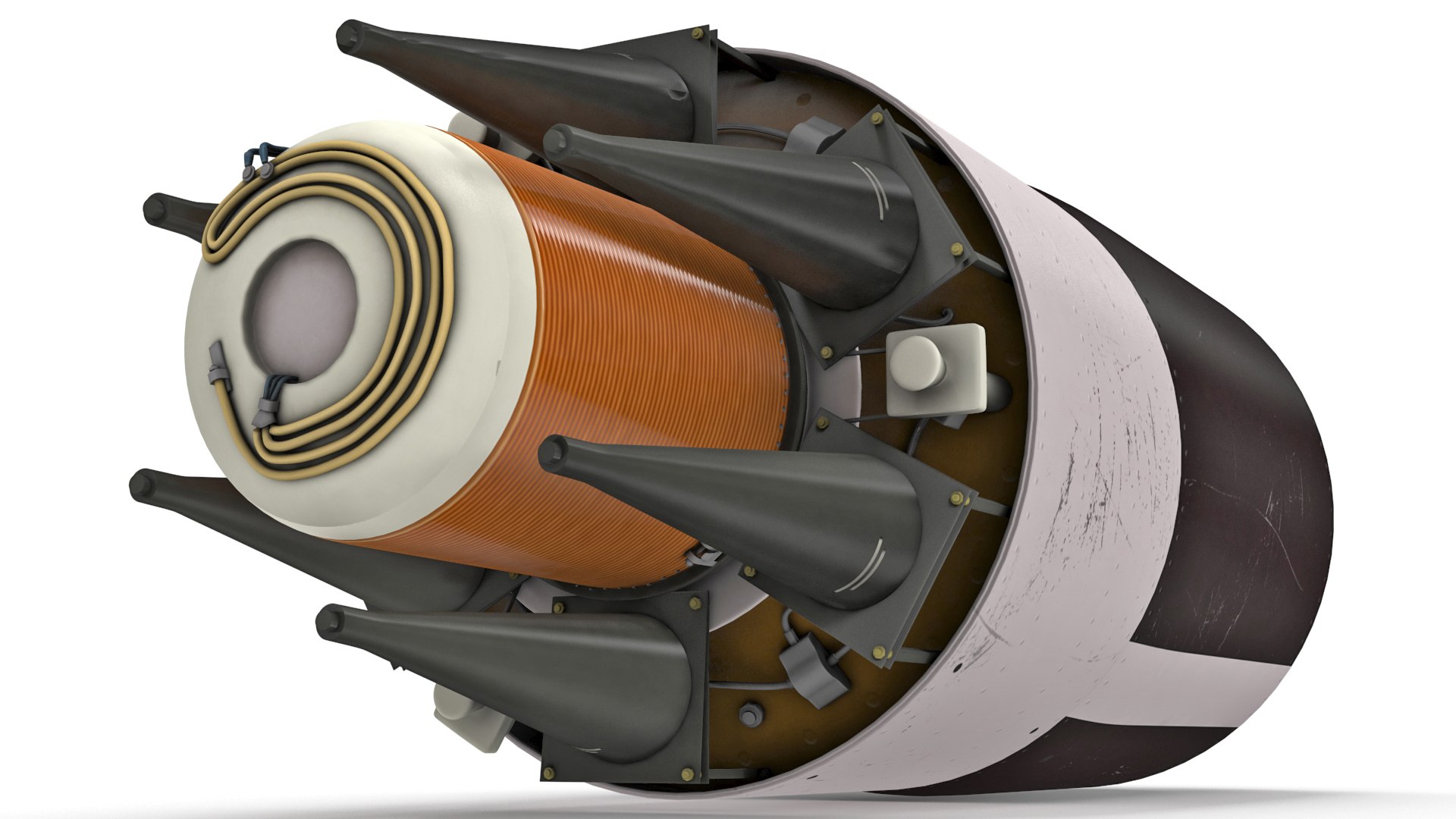 Trident ii ballistic missile model - TurboSquid 1583761