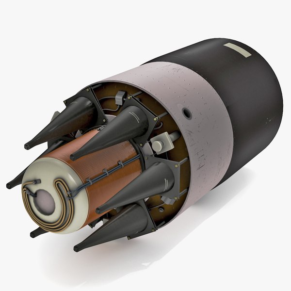 3D модель Боеголовка баллистической ракеты Trident II - TurboSquid 1583761