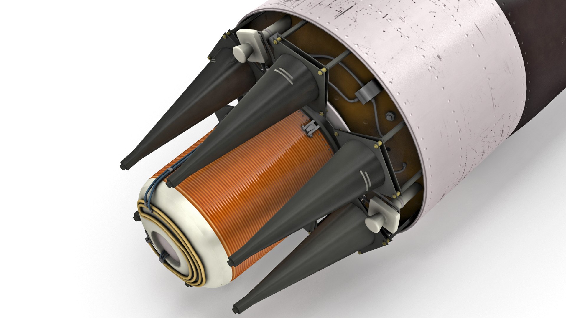 Trident ii ballistic missile model - TurboSquid 1583761