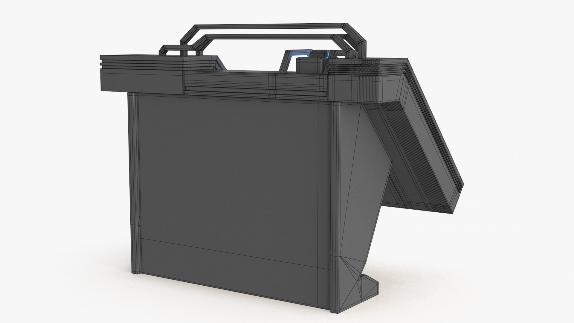 Sci Fi Control Panel Table 3D model - TurboSquid 2028333
