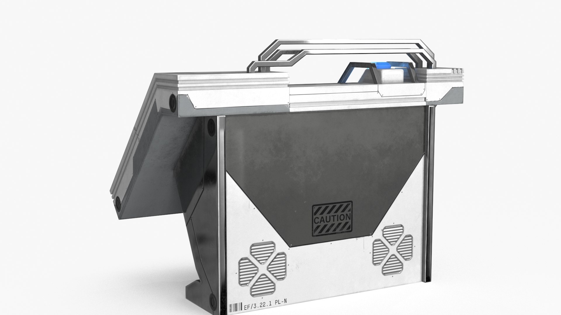 Sci Fi Control Panel Table 3D Model - TurboSquid 2028333