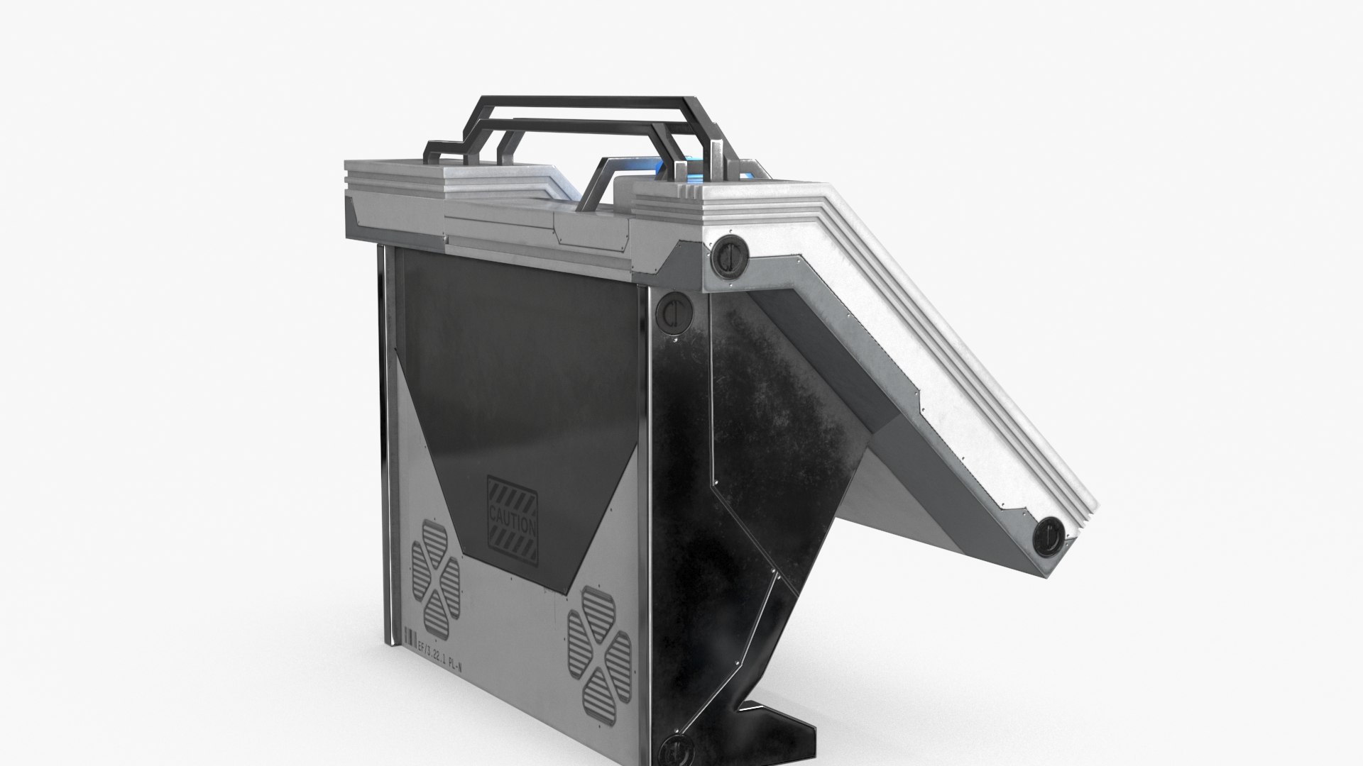 Sci Fi Control Panel Table 3D Model - TurboSquid 2028333