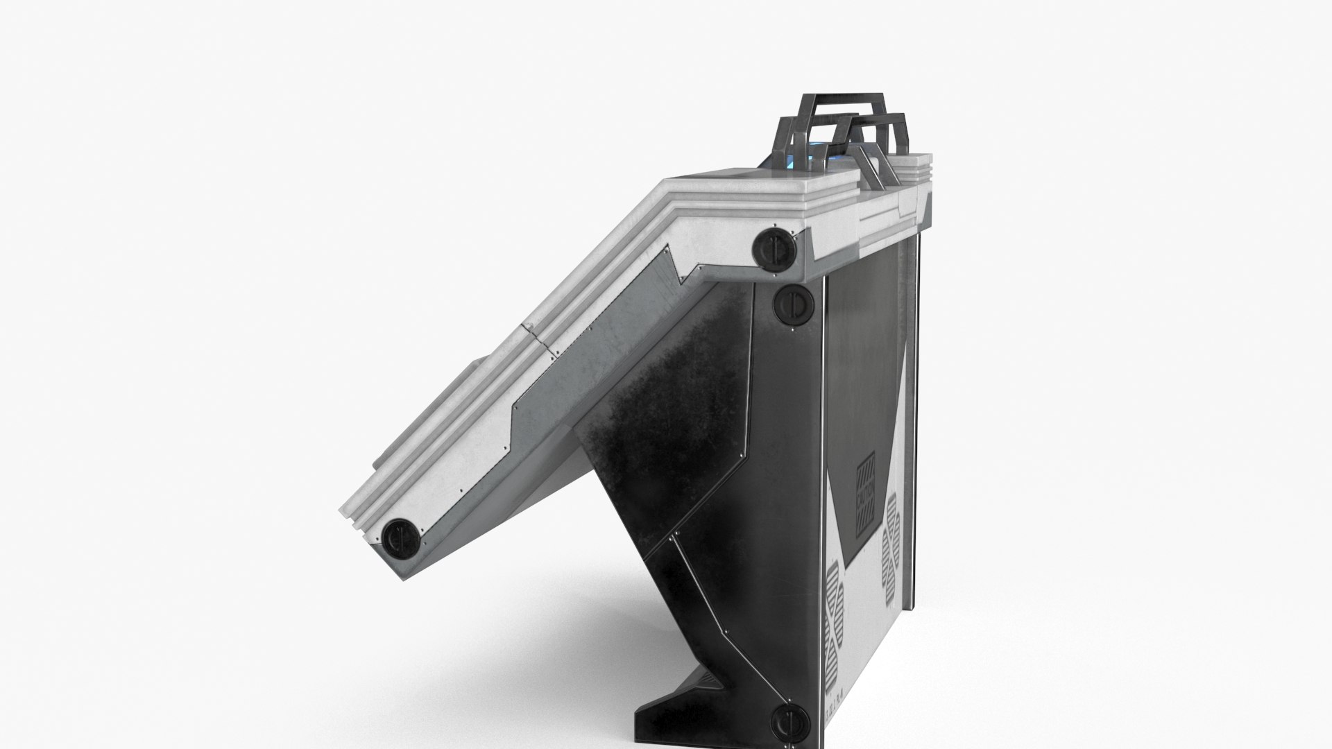 Sci Fi Control Panel Table 3D Model - TurboSquid 2028333