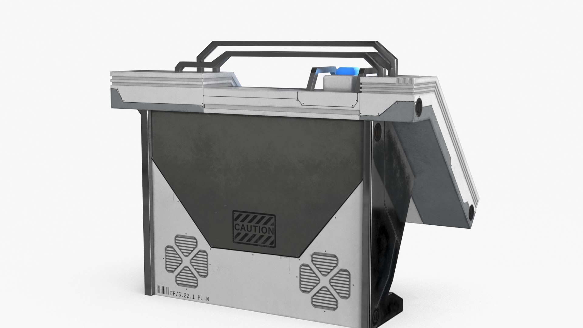 Sci Fi Control Panel Table 3D Model - TurboSquid 2028333