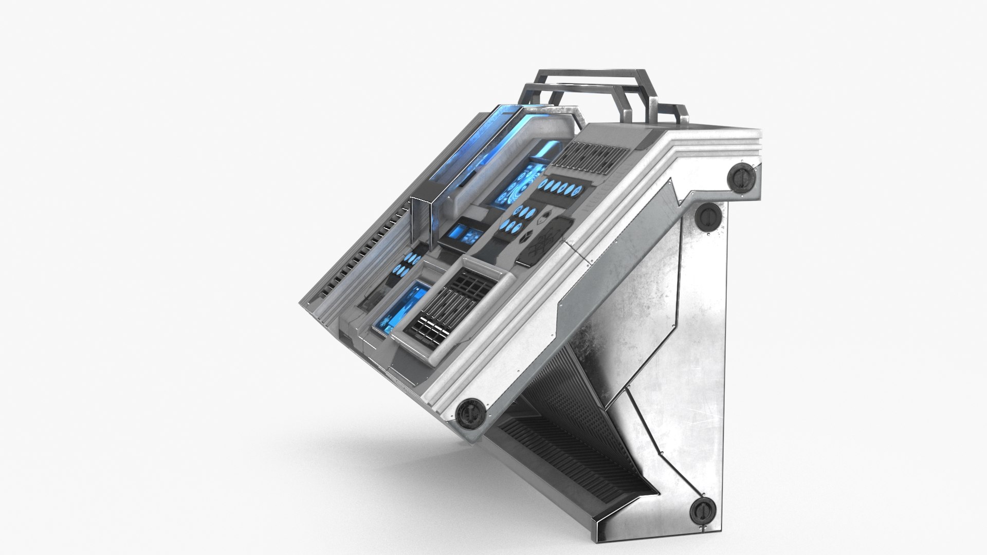 Sci Fi Control Panel Table 3D Model - TurboSquid 2028333