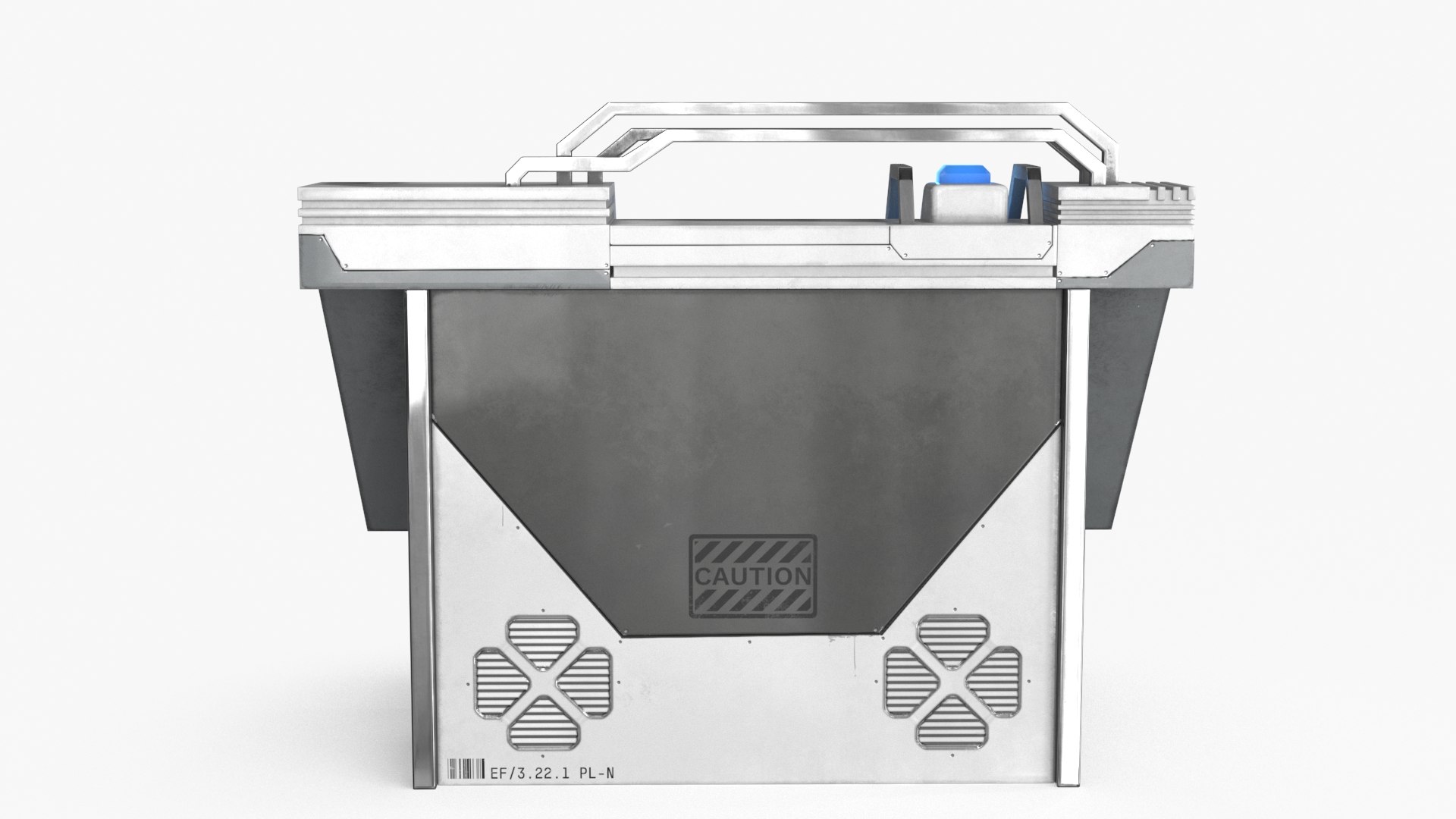 Sci Fi Control Panel Table 3D Model - TurboSquid 2028333