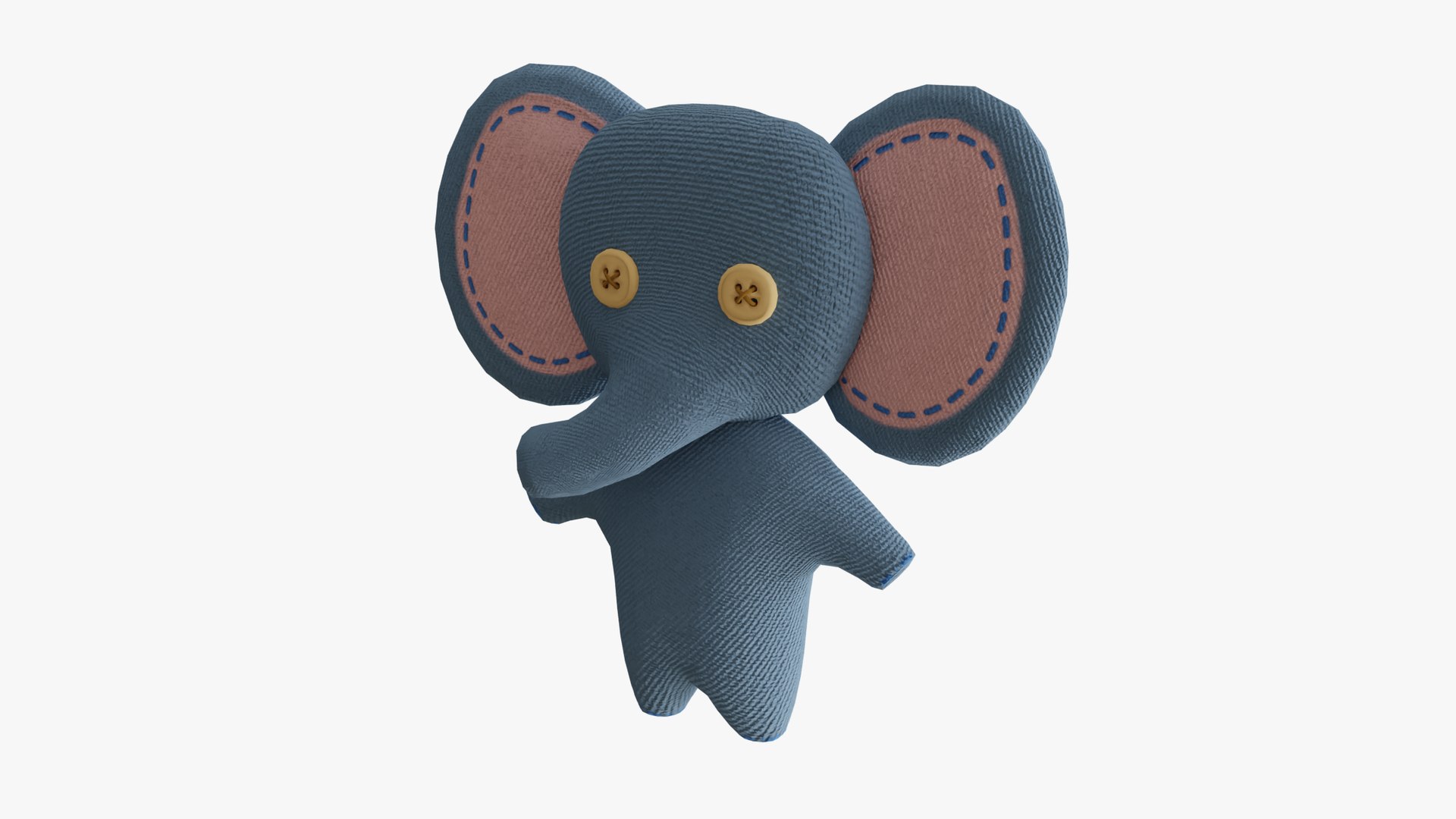 Elephant toy 3D model - TurboSquid 1980351