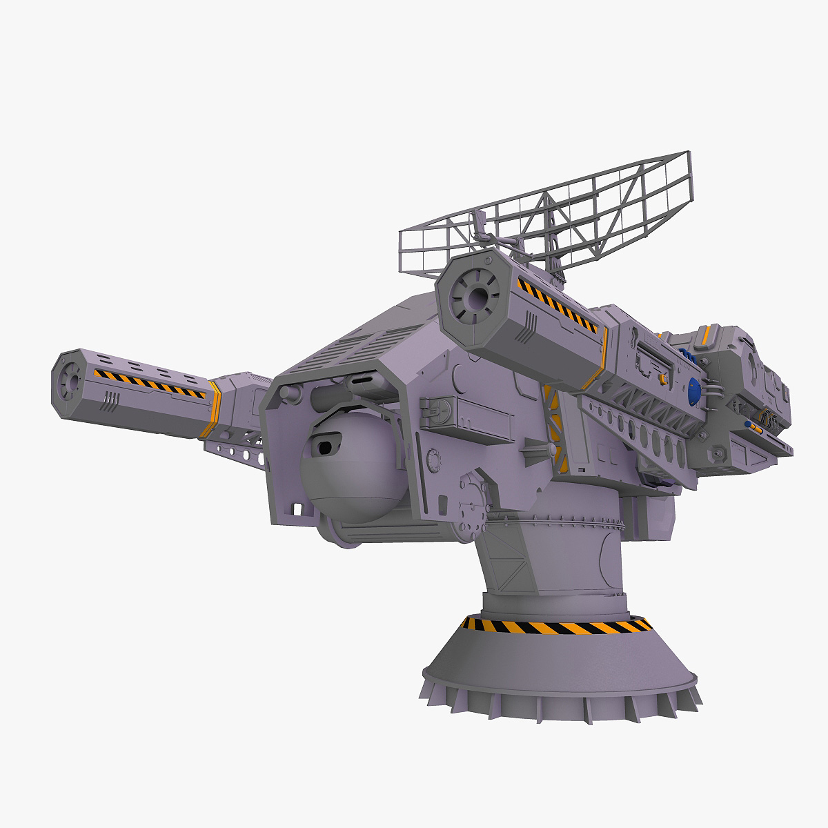 sci-fi weapon 3d x