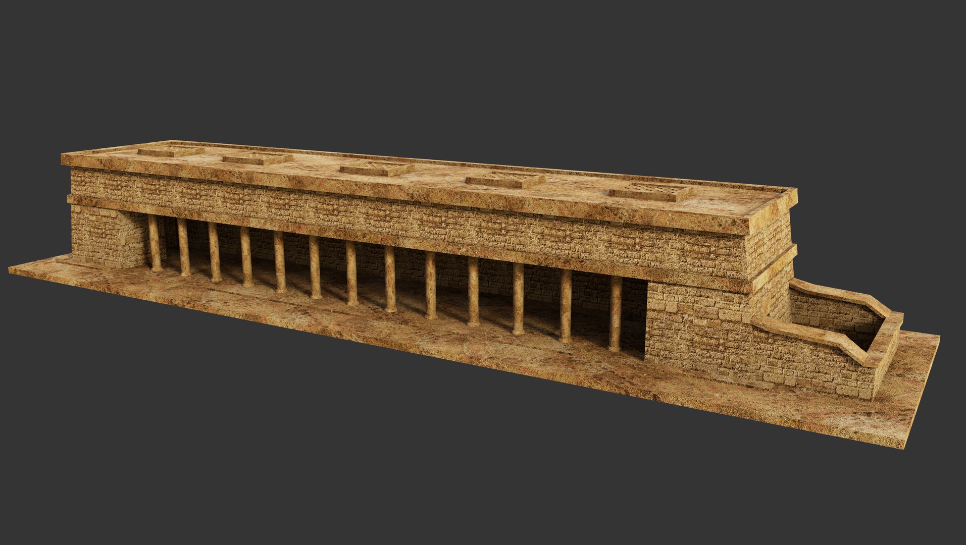 Free 3D Mayan Structure Temple - TurboSquid 2394853
