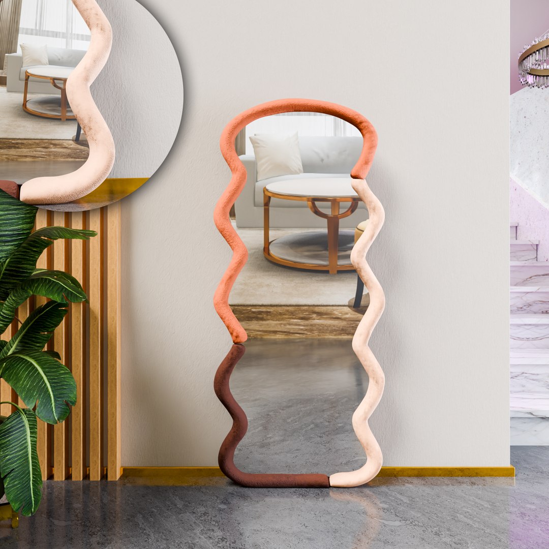 Eclectic Standing Mirror 3D Model - TurboSquid 2341742