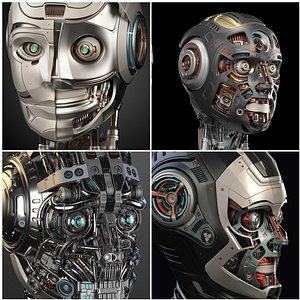 3D Robot Head Models - Browse & Download Formats - TurboSquid