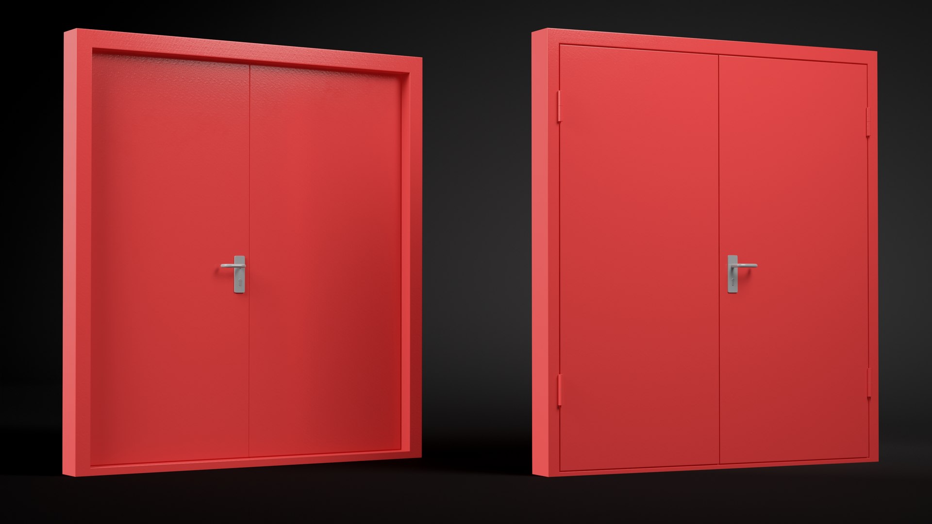 3D Emergency Exit Doors - TurboSquid 2051172
