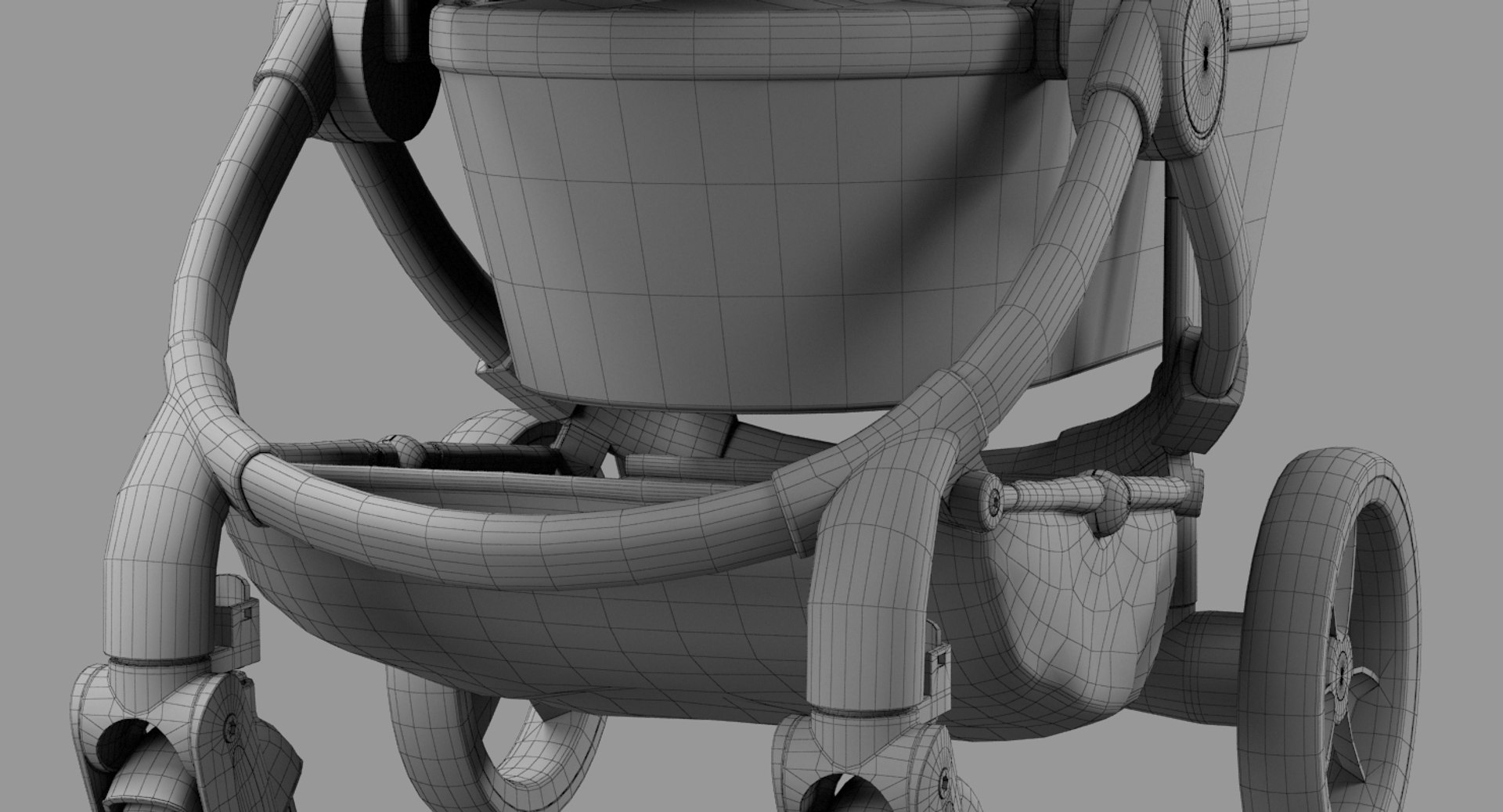 3D Icandy Peach Twin Carrycot - TurboSquid 1410469