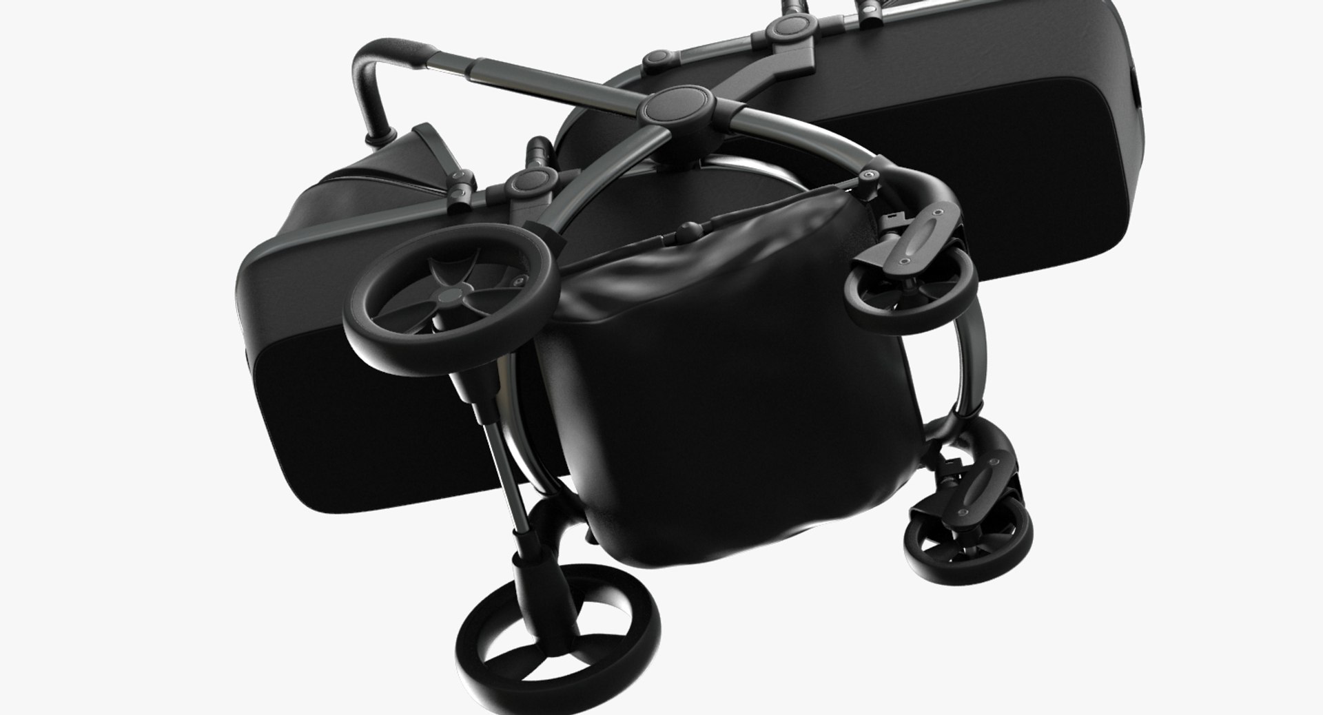 3D Icandy Peach Twin Carrycot - TurboSquid 1410469
