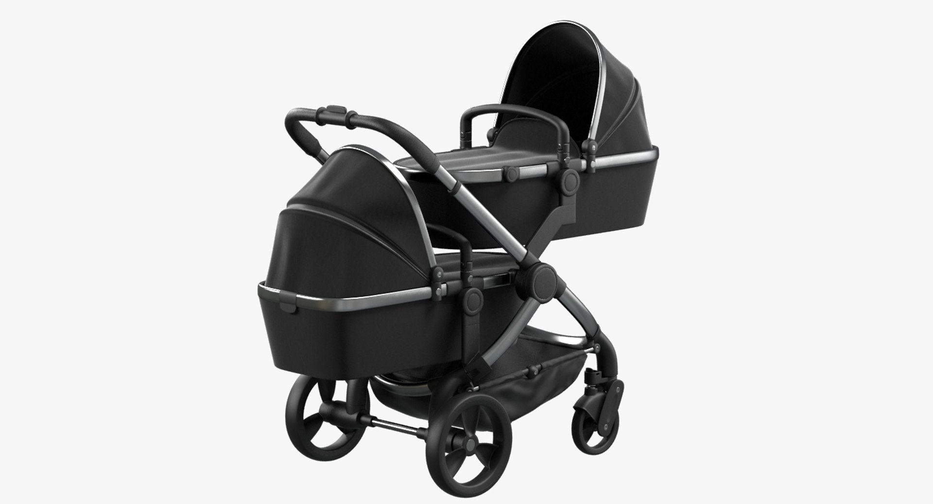 3D Icandy Peach Twin Carrycot - TurboSquid 1410469