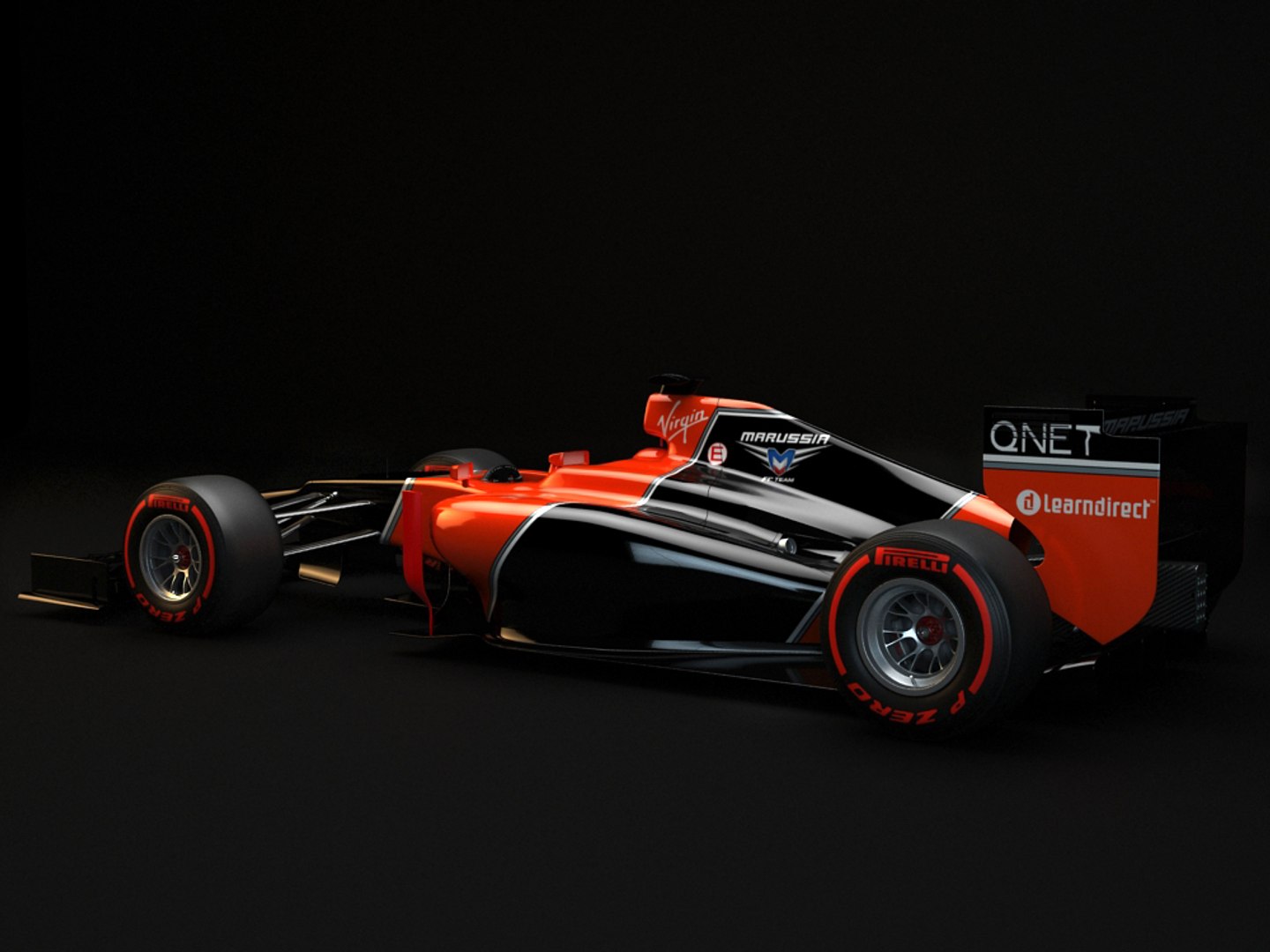 3d Model Marussia Mr01 2012
