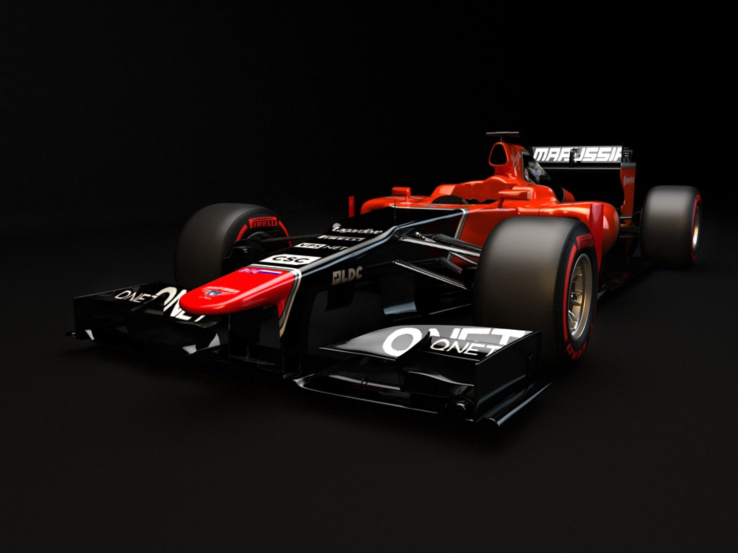 3d Model Marussia Mr01 2012