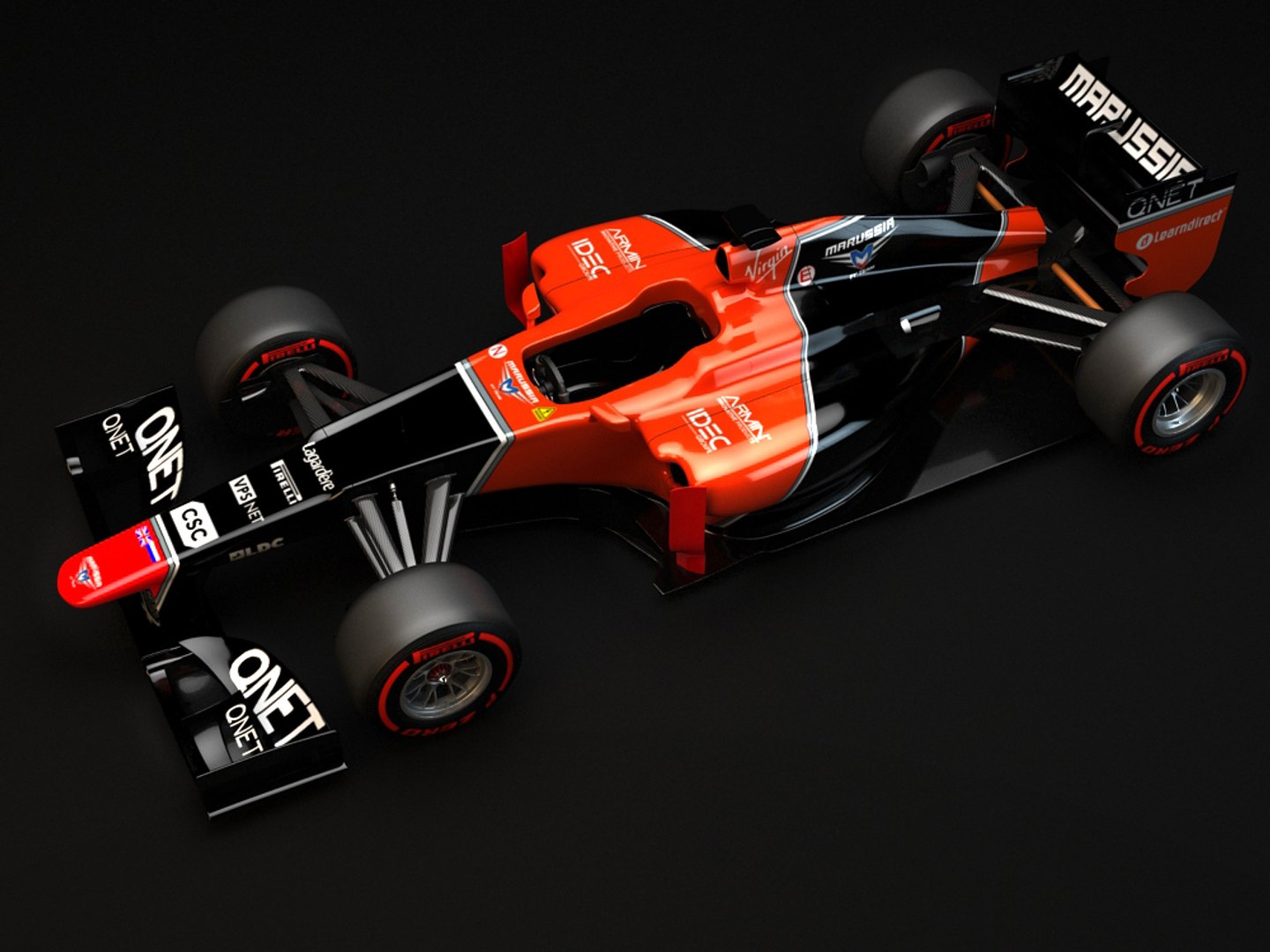 3d Model Marussia Mr01 2012