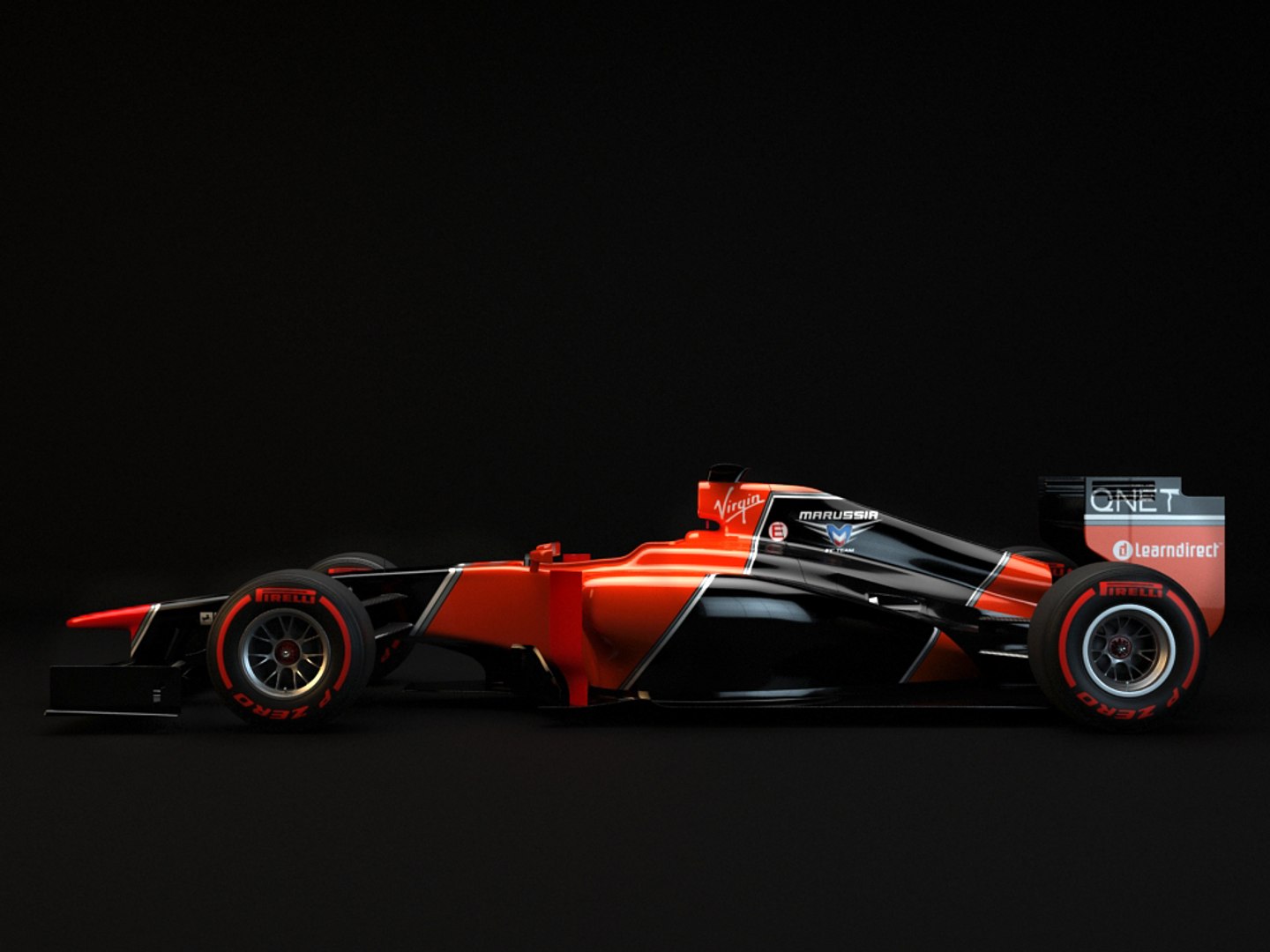 3d Model Marussia Mr01 2012