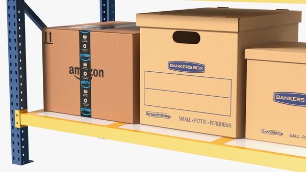 Warehouse Rack with Boxes 3D - TurboSquid 1980707