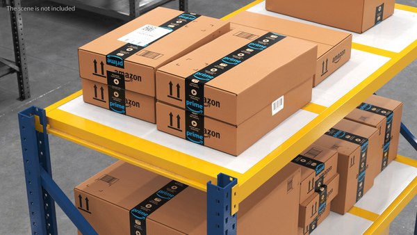 Warehouse Rack with Boxes 3D - TurboSquid 1980707