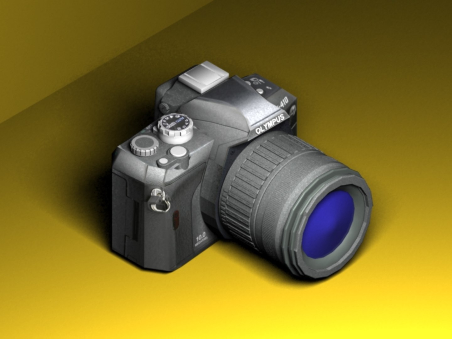 slr camera 3d model