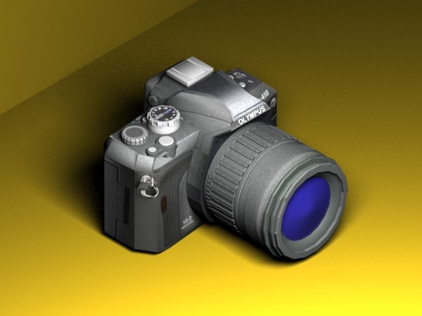 slr camera 3d model