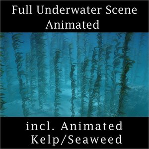 realistic deep water scene max