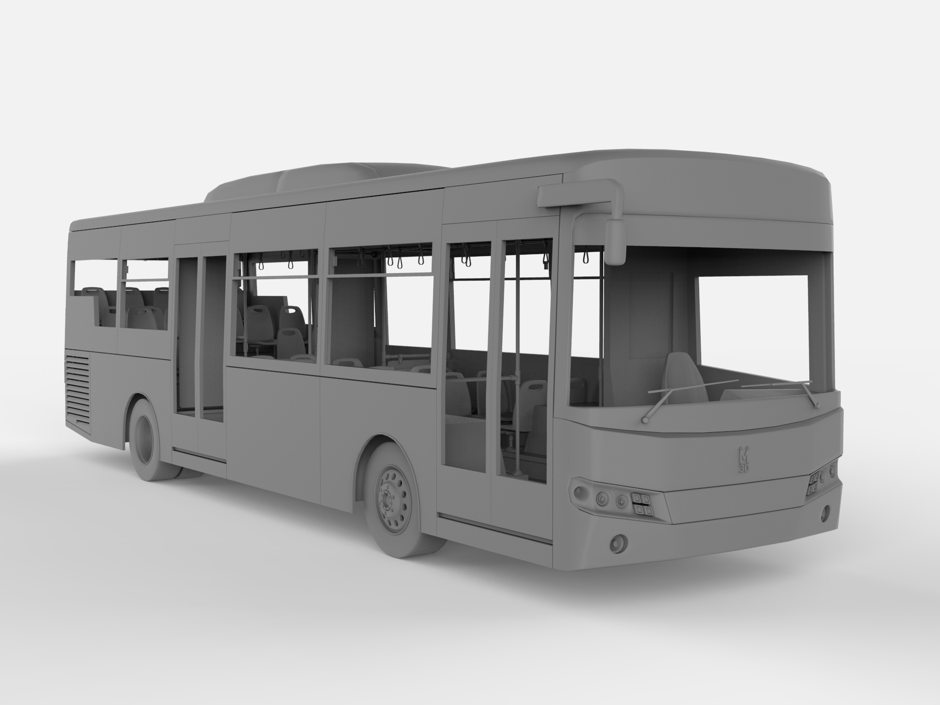 시내 버스 3D 모델 - TurboSquid 1459045