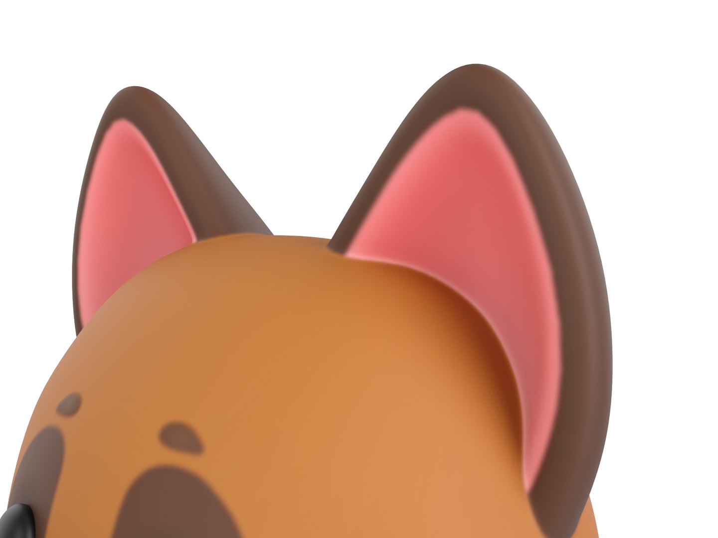 Prop137 German Shepherd Dog Head Model - TurboSquid 1946735