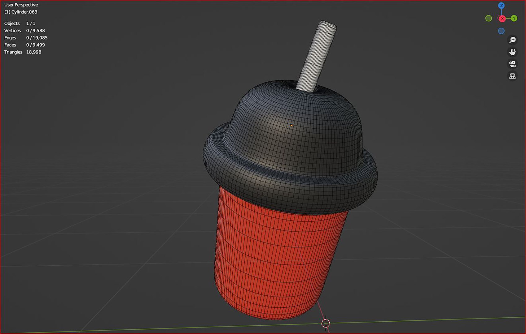 3D Drink Glass Icon Model - TurboSquid 2066062