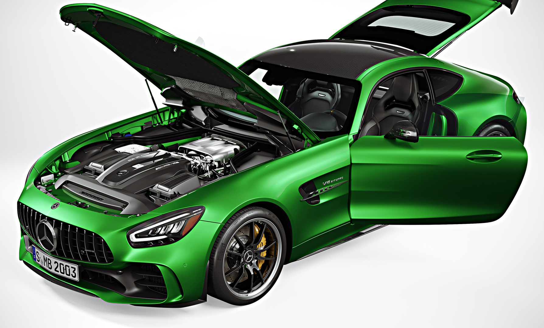 3D 2020 mercedes-benz amg gt - TurboSquid 1707483