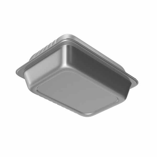 Silver Food Container 3D - TurboSquid 1910243